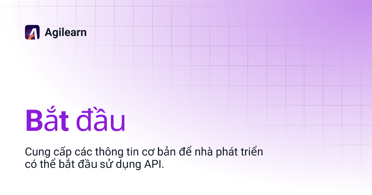 Bắt đầu | Agilearn